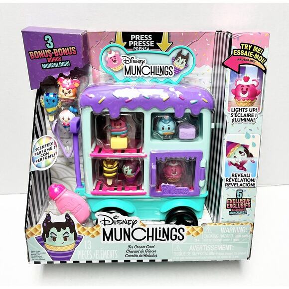 Just Play | Toys | Disney Munchlings Ice Cream Cart Mystery Box ...